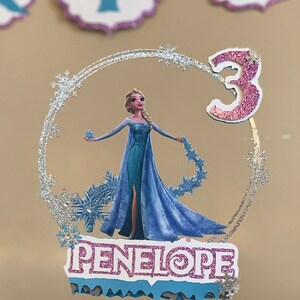 Frozen 2 Inspired Cake Topper Elsa Birthday cake top | Etsy