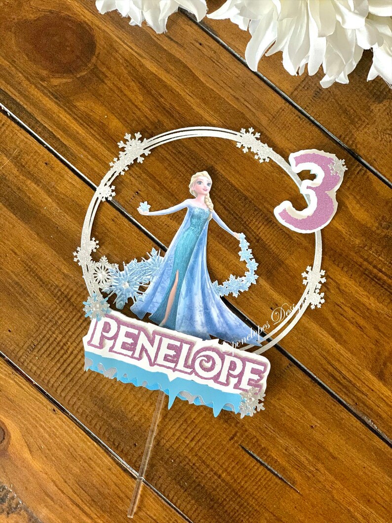 Frozen 2 Inspired Cake Topper Elsa Birthday cake top | Etsy