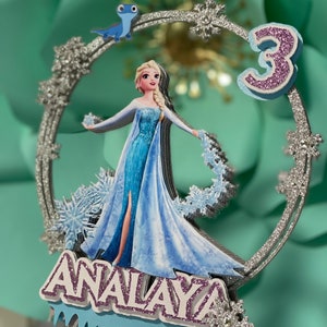 Frozen 2 Inspired Cake Topper Elsa Birthday Cake Top - Etsy