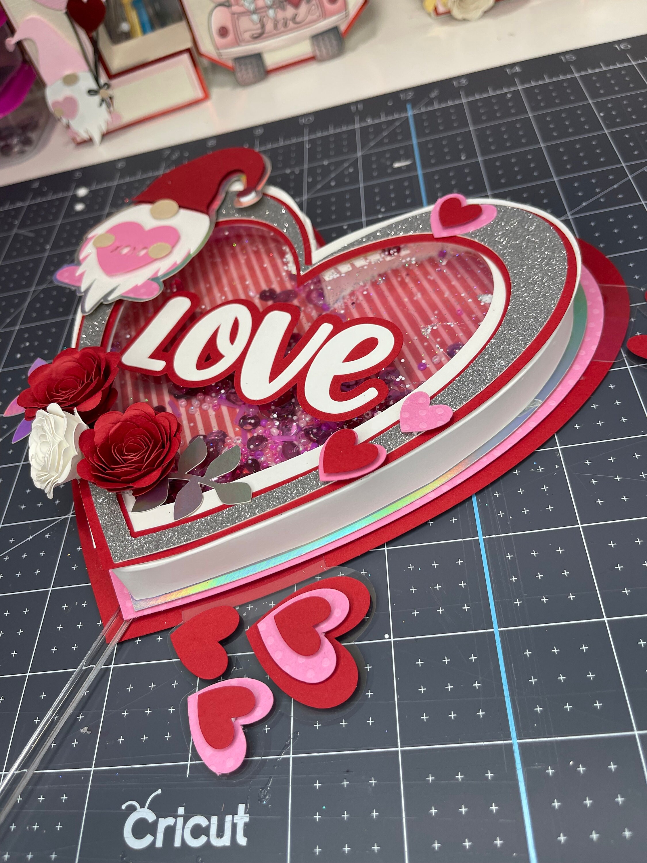 Valentine Heart Shape Cake Topper Love Cake Topper - Etsy