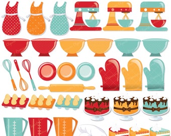 Baking clip art | Etsy