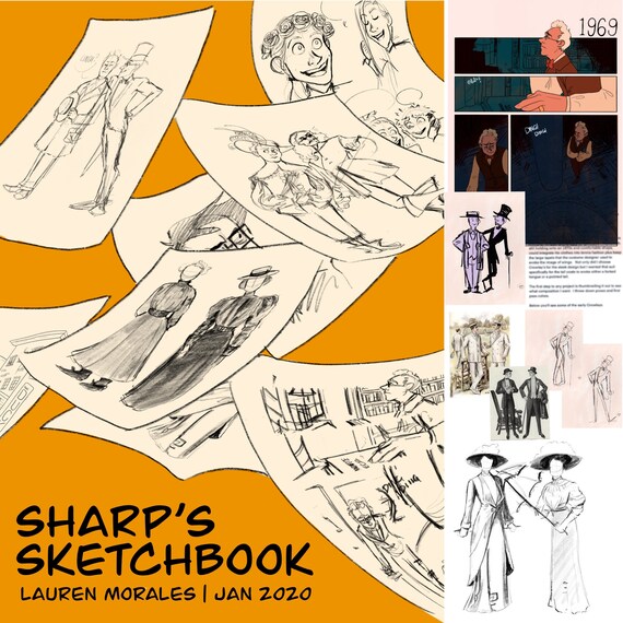 Sharp's Sketchbook | Etsy