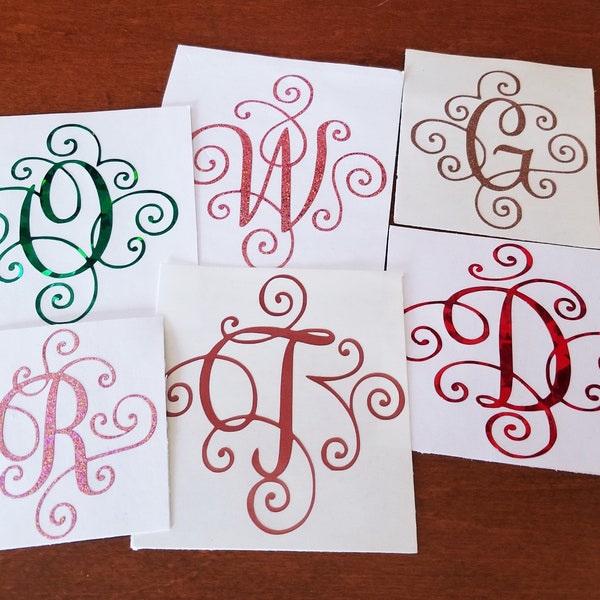 Scroll Monogram - Etsy