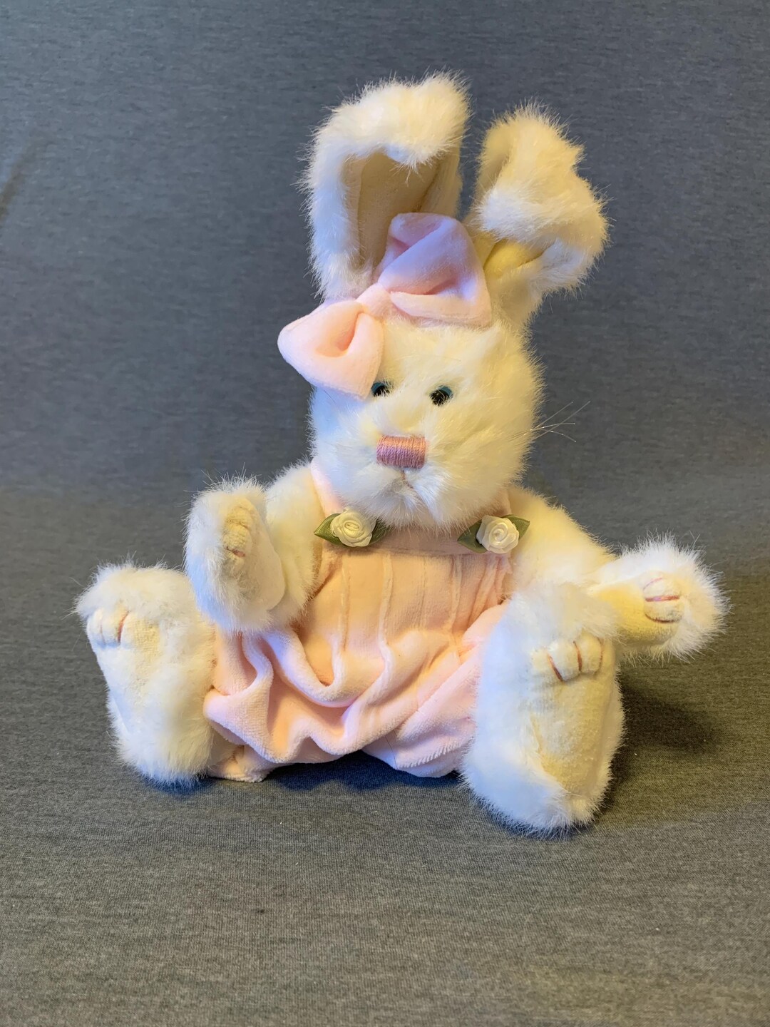 Boyd's Bears Easter Bunny "pansy Rosenbunny" Darling White Bunny in ...