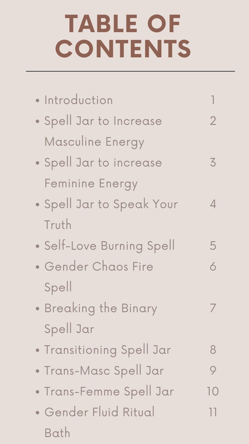 Gender-affirming Spells for Trans and Non-binary Witches, Digital Spell ...