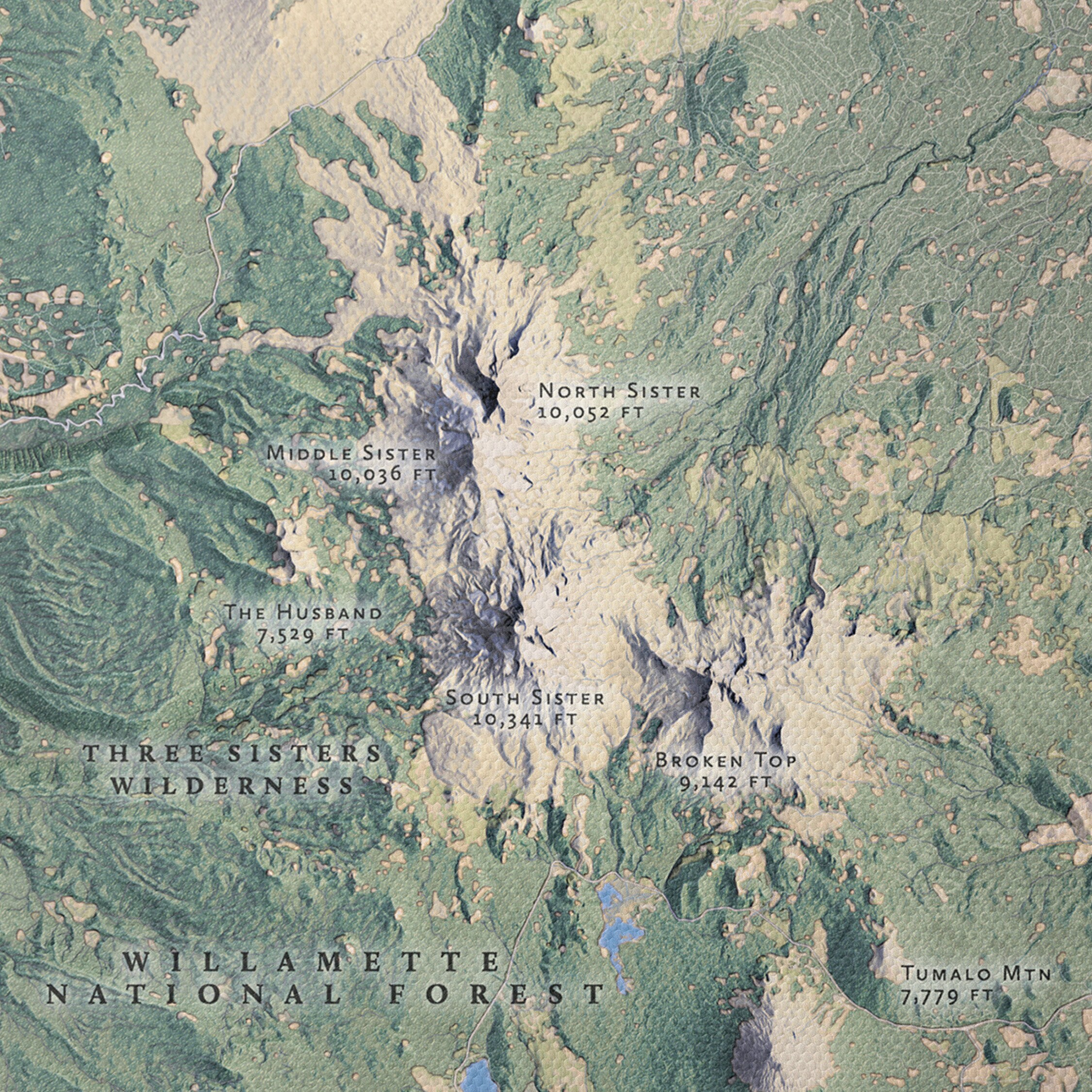 20x60 Inch Map of the Deschutes River, Oregon by Whitehill Maps - Etsy