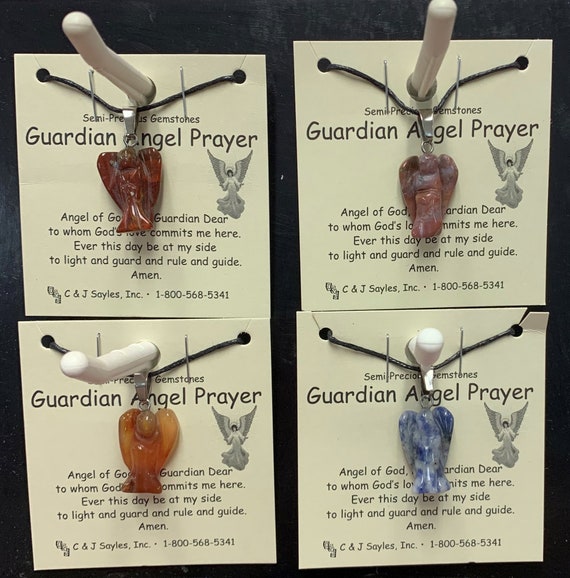 Guardian Angel Hand Carved Stone Figurine Gemstone Totem | Etsy