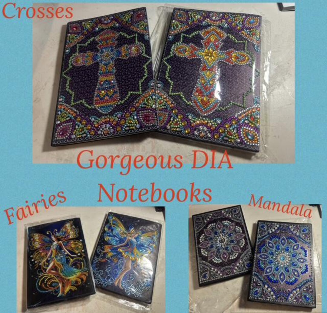 Gorgeous Diamond Art Decorated Notebooks - Etsy