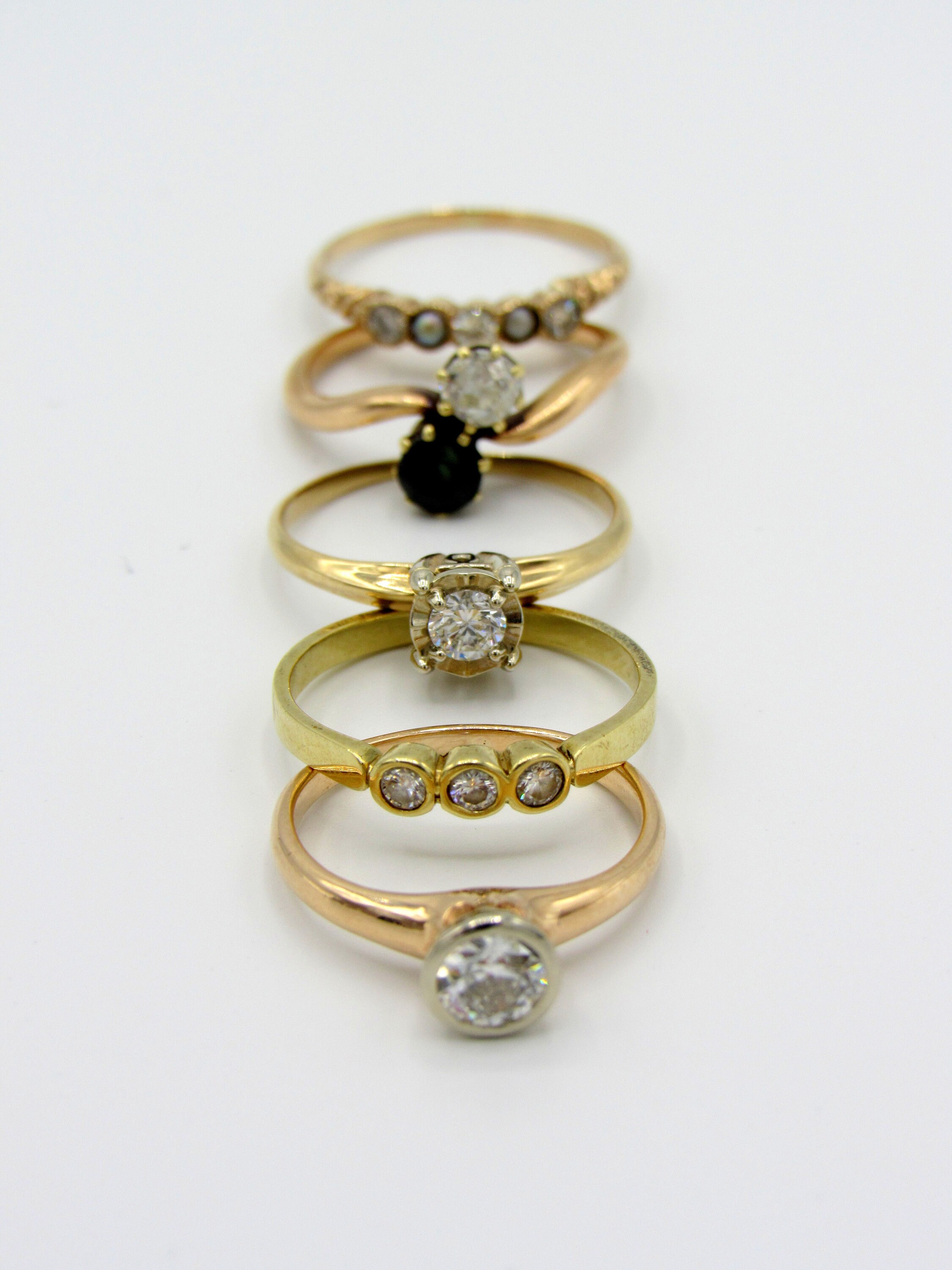 SABRINA Solitare Diamond Engagement Ring .25 Round - Etsy