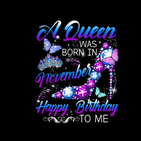 Queen Was Born Png - Etsy
