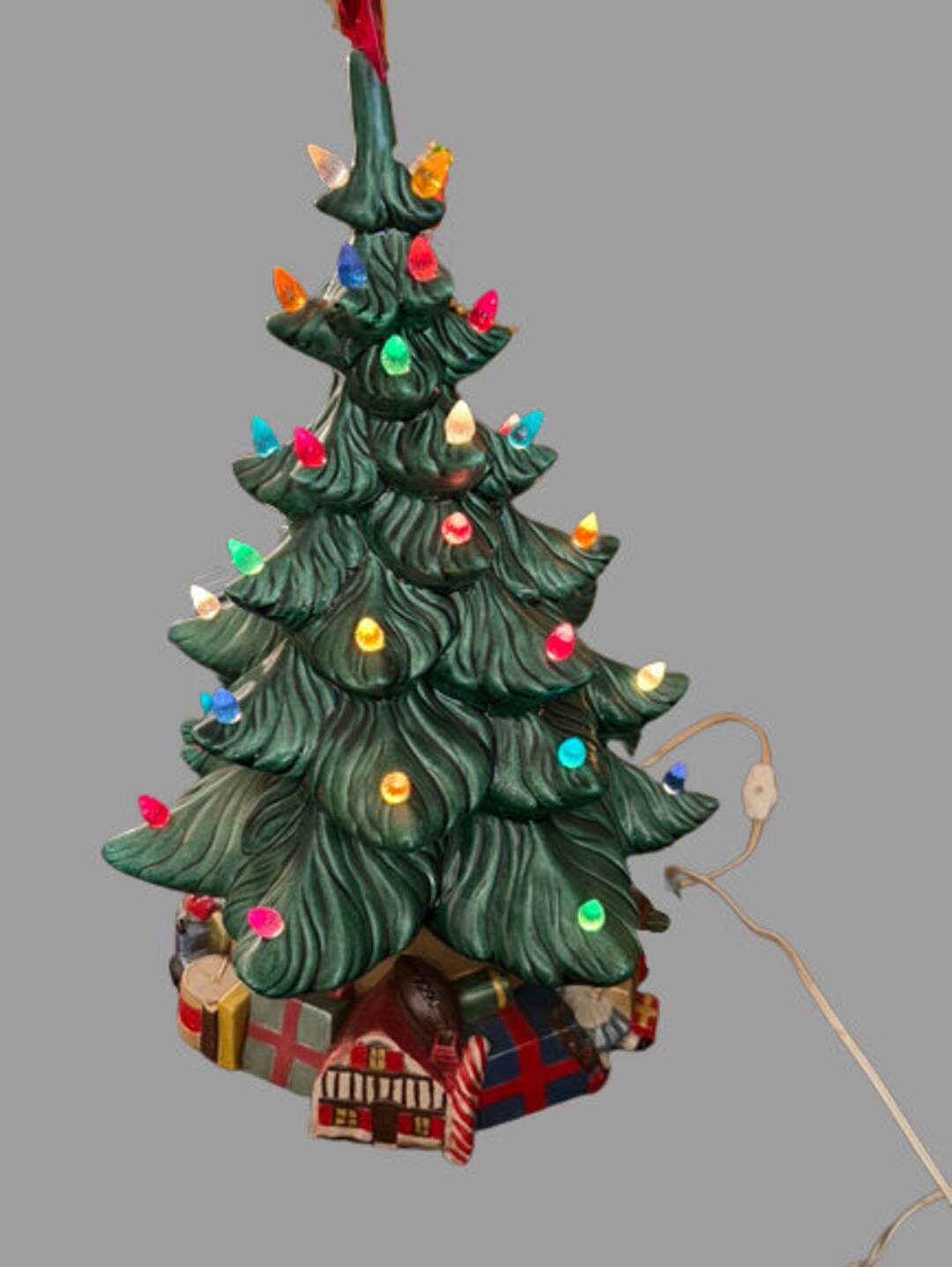 Vintage Atlantic Mold Light up Ceramic Christmas Tree - Etsy