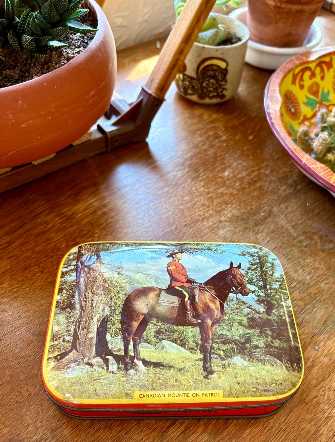 Vintage Toffee Tin Canadian Mountie on Patrol Riley’s England- 1960s - Etsy