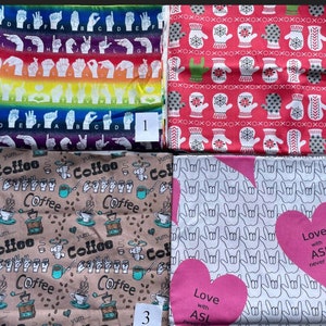 Asl Ily American Sign Language I Love You Shoulder Tote Bag Purse in ...