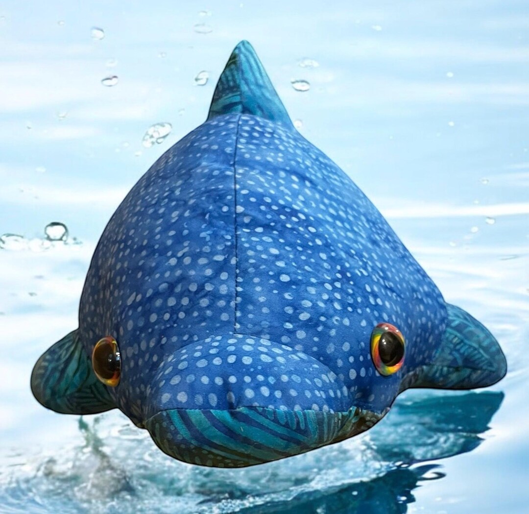 Batik Dolphin Plush Lovey Stuffie - Etsy