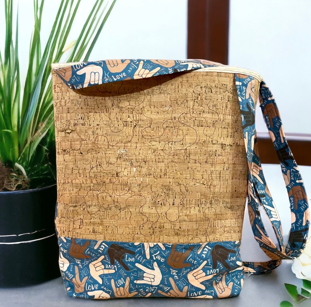 Asl Ily American Sign Language I Love You Shoulder Tote Bag Purse in ...