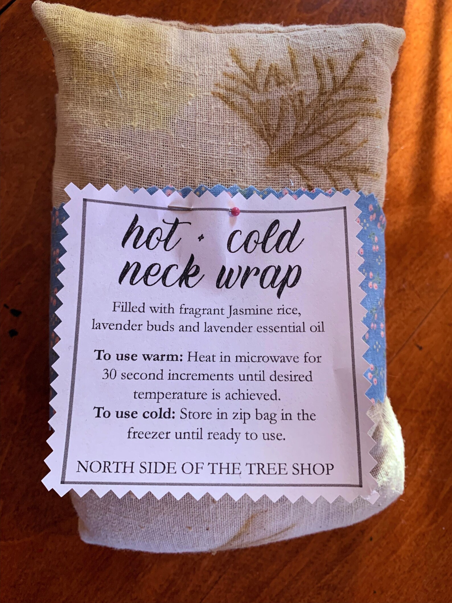 Ecoprinted Organic Cotton Hot + Cold Rice Pack - Etsy