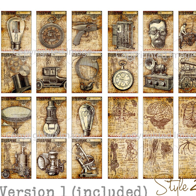 Steampunk Labels - Etsy