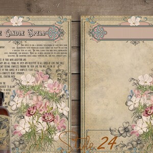 Printable Love Spells Pages, Book of Shadows, Digital Download, Junk ...