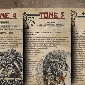 Mayan Tones- Your Guide to Mayan Astrology, Book of Shadows Printable ...