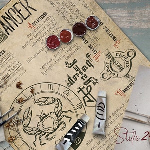 Cancer Astrological Sign Correspondences, Book of Shadows Printable 7 ...