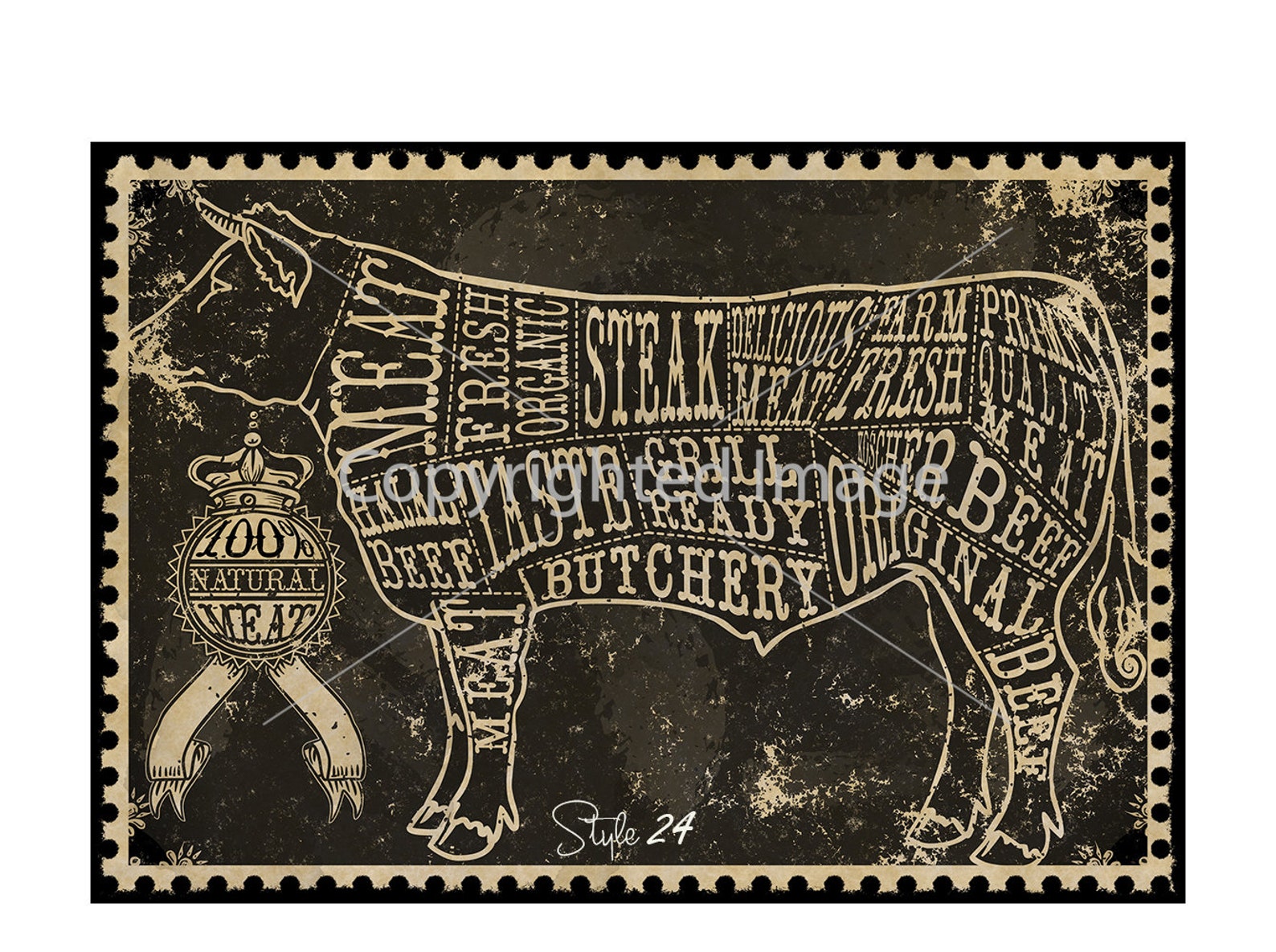 6 Different Vintage Farmhouse Printable Rustic Farm Fresh | Etsy Canada