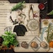 Witch Recipe Cards, Tummy Troubles Series, Printable Grimoire (digital ...