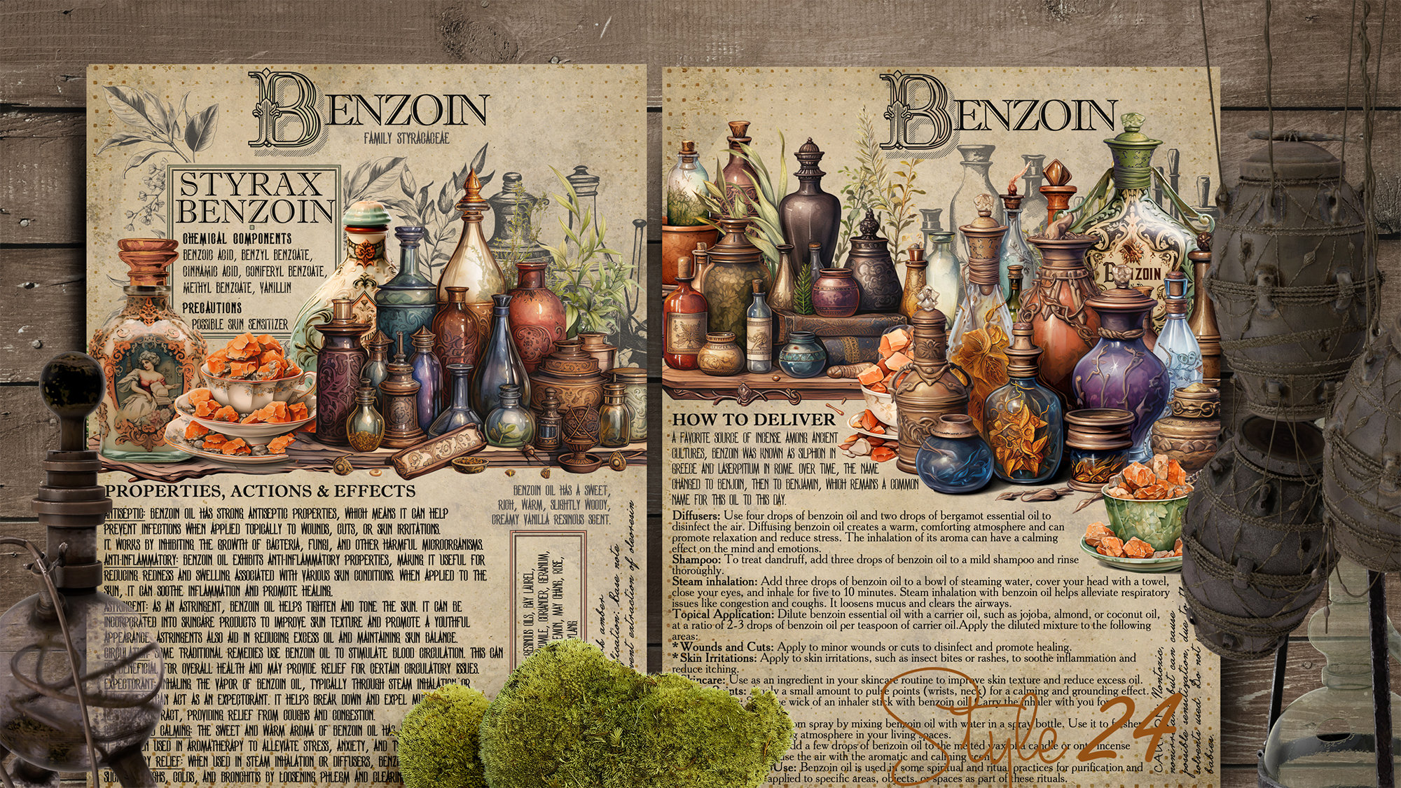 Resinous Essential Oils Guide No.1: Aromatherapy Printable Pages ...
