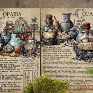 Resinous Essential Oils Guide No.2: Book of Shadows Printable (digital ...