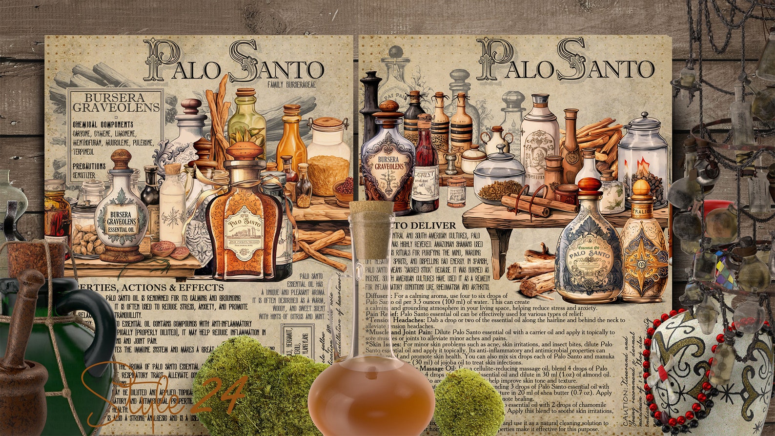 Resinous Essential Oils Guide No.2: Book of Shadows Printable (digital ...