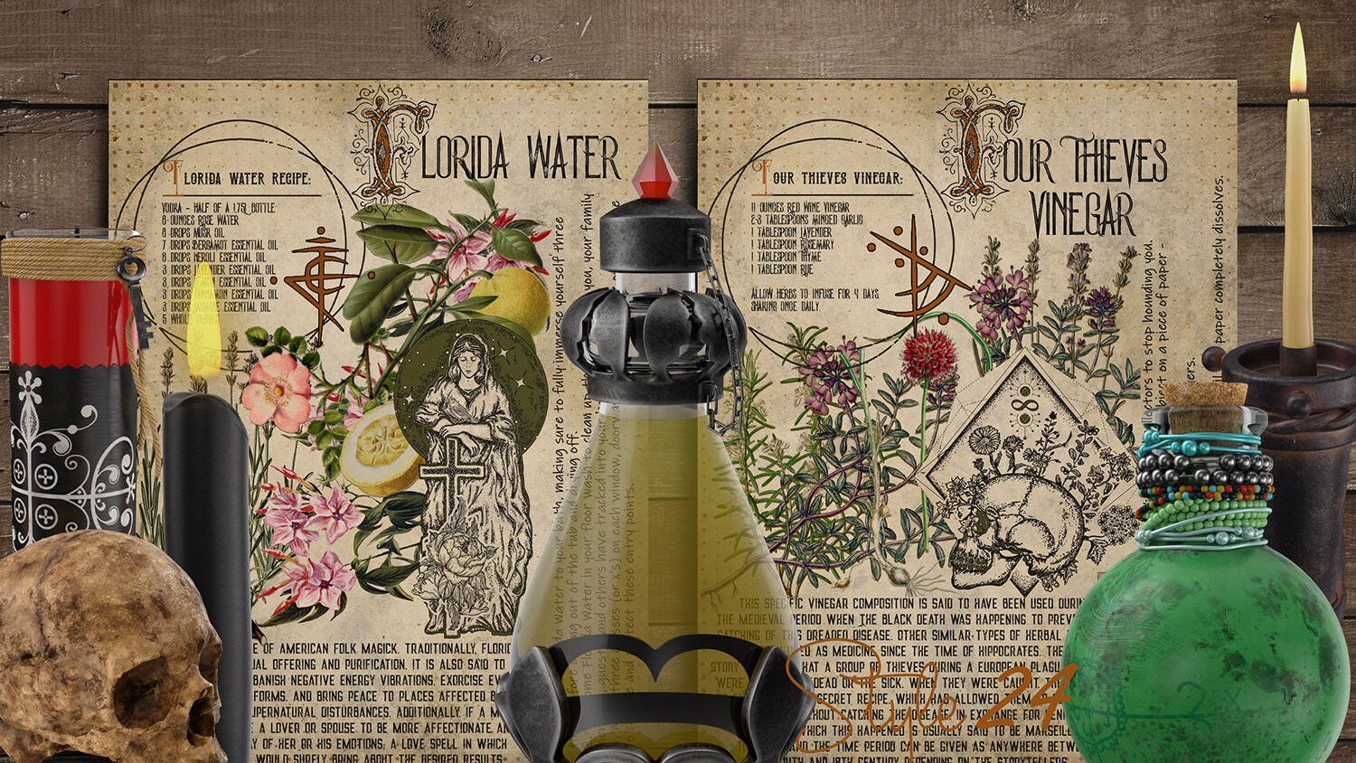 Magick Potions 1 witchcraft Printable Book of Shadows - Etsy