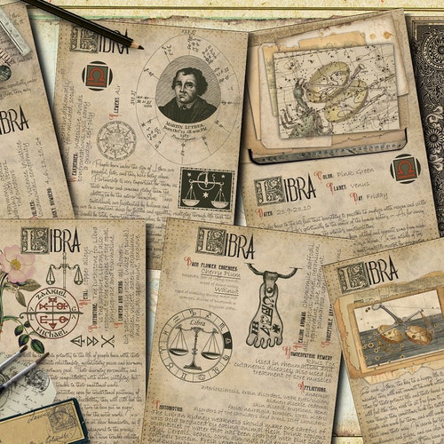 Cancer Astrological Sign Correspondences Book of Shadows - Etsy