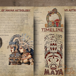 Mayan Basic- Your Guide to Mayan Astrology, Book of Shadows Printable ...