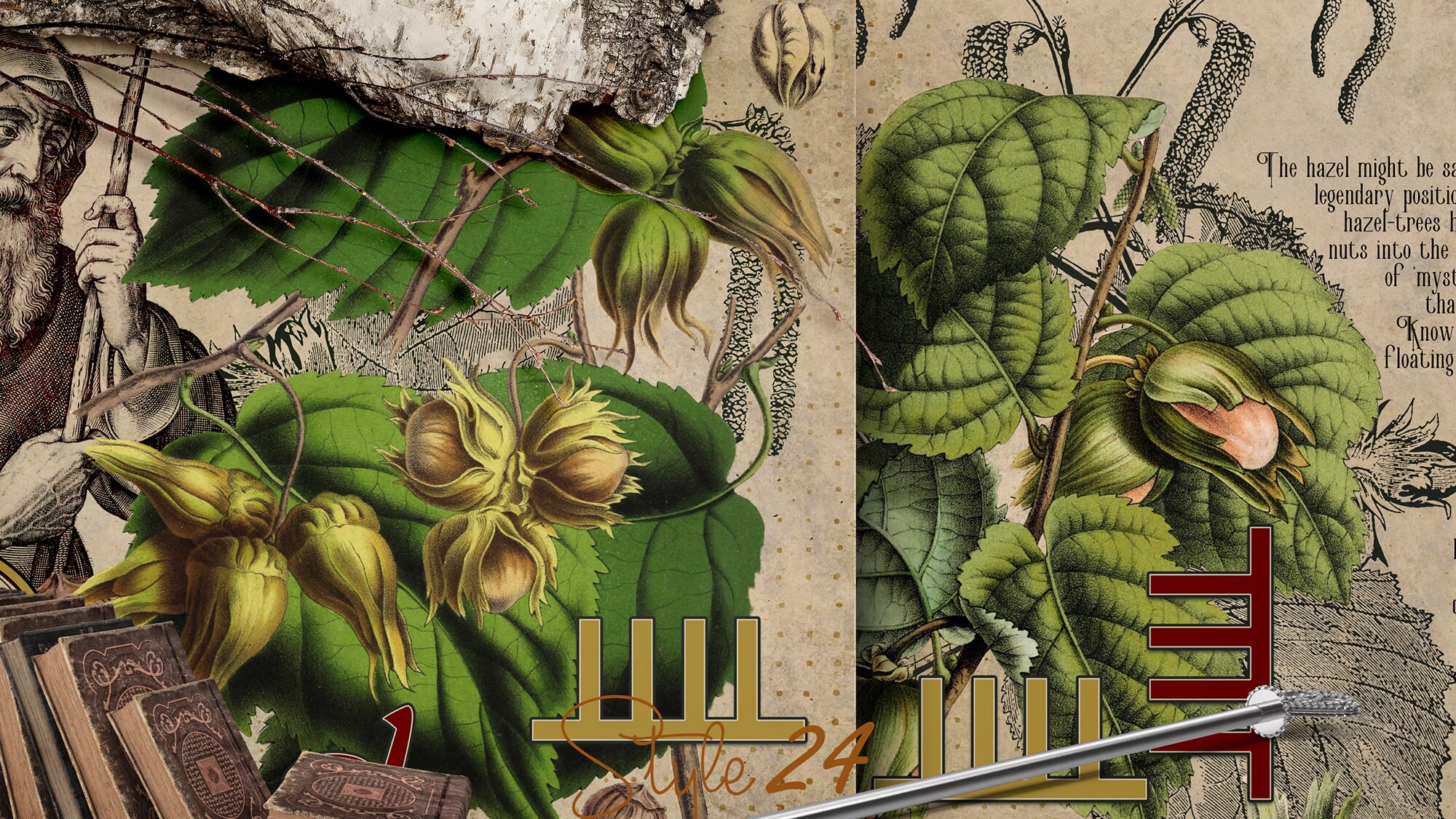 Hazel Druid Calendar, Celtic Ogham, Tree Lore Printable (digital ...