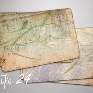 8 Ephemera Papers Vintage Printable Paper Crafting Crafts Scrapbooking ...