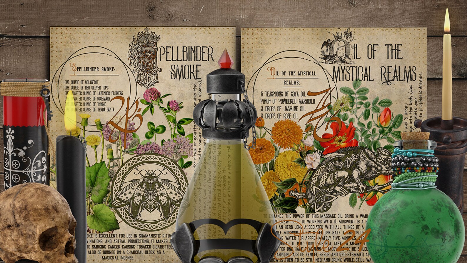 Magick Potions 3 Witchcraft Printable Book of Shadows | Etsy