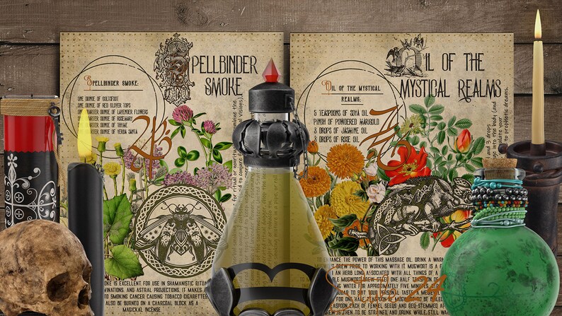 Magick Potions 3 Witchcraft Printable Book of Shadows | Etsy
