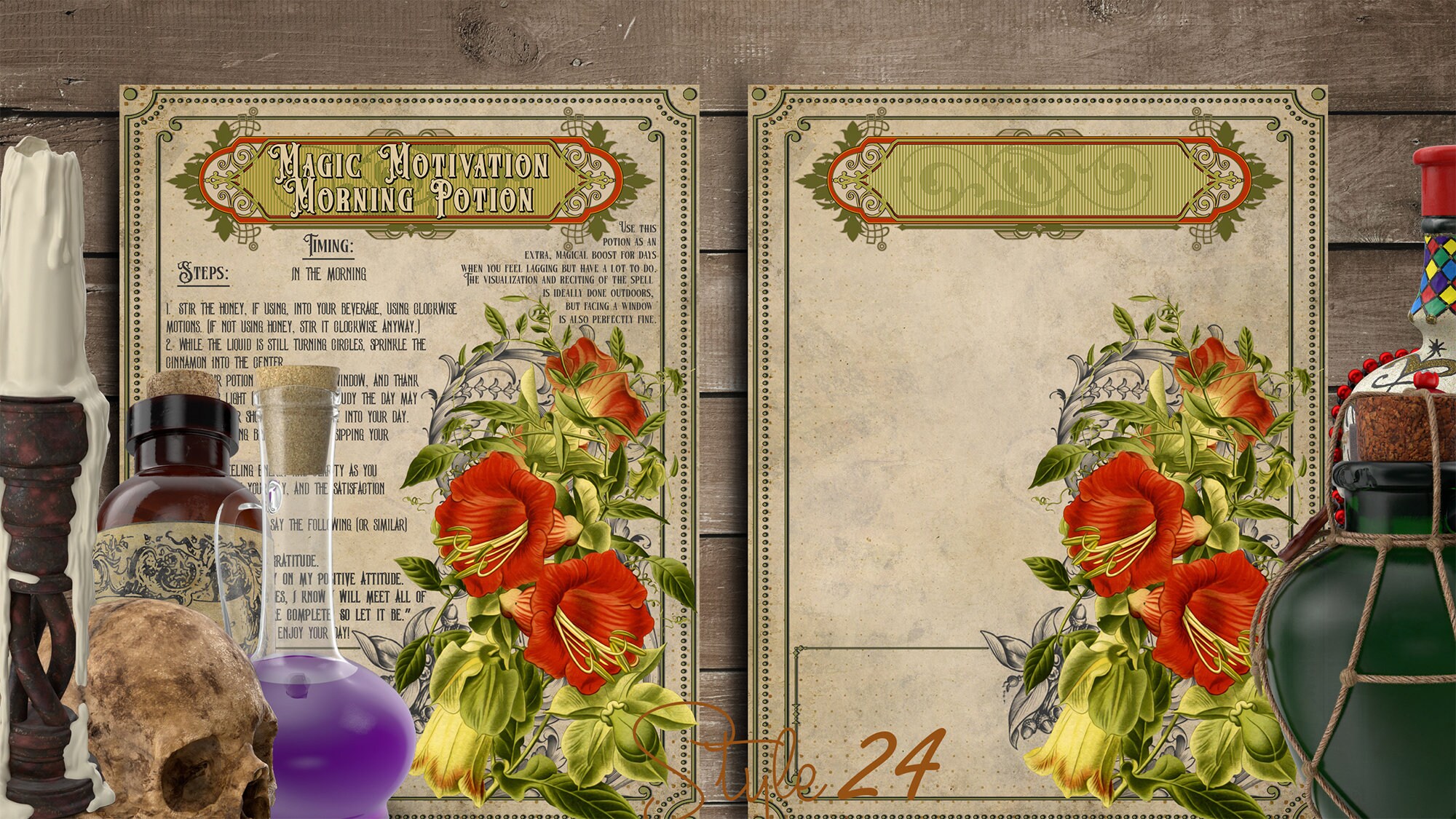 Printable Healing Spells Pages Book of Shadows Digital - Etsy