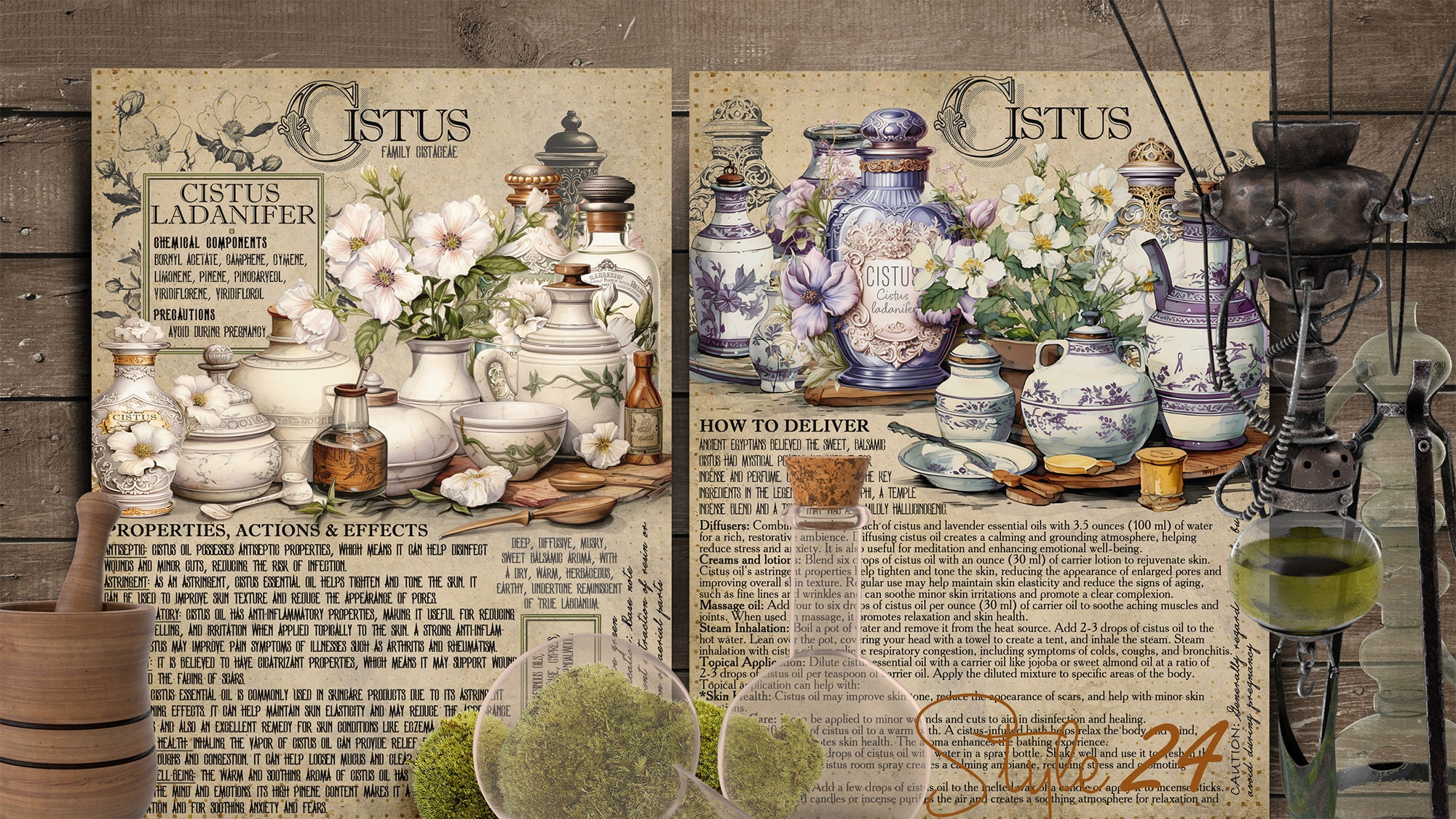 Resinous Essential Oils Guide No.1: Aromatherapy Printable Pages ...