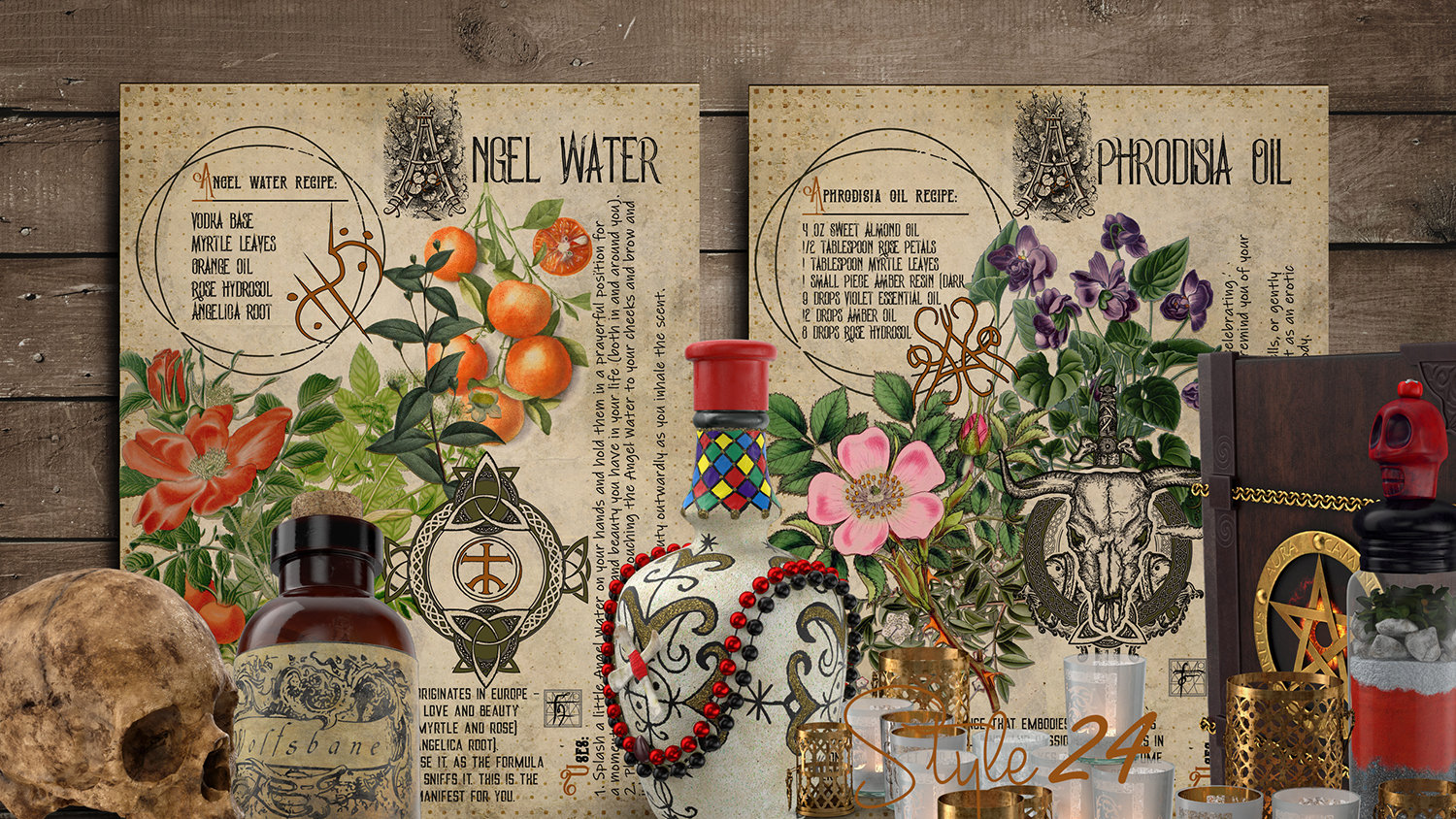 Magick Potions 1 witchcraft Printable Book of Shadows - Etsy