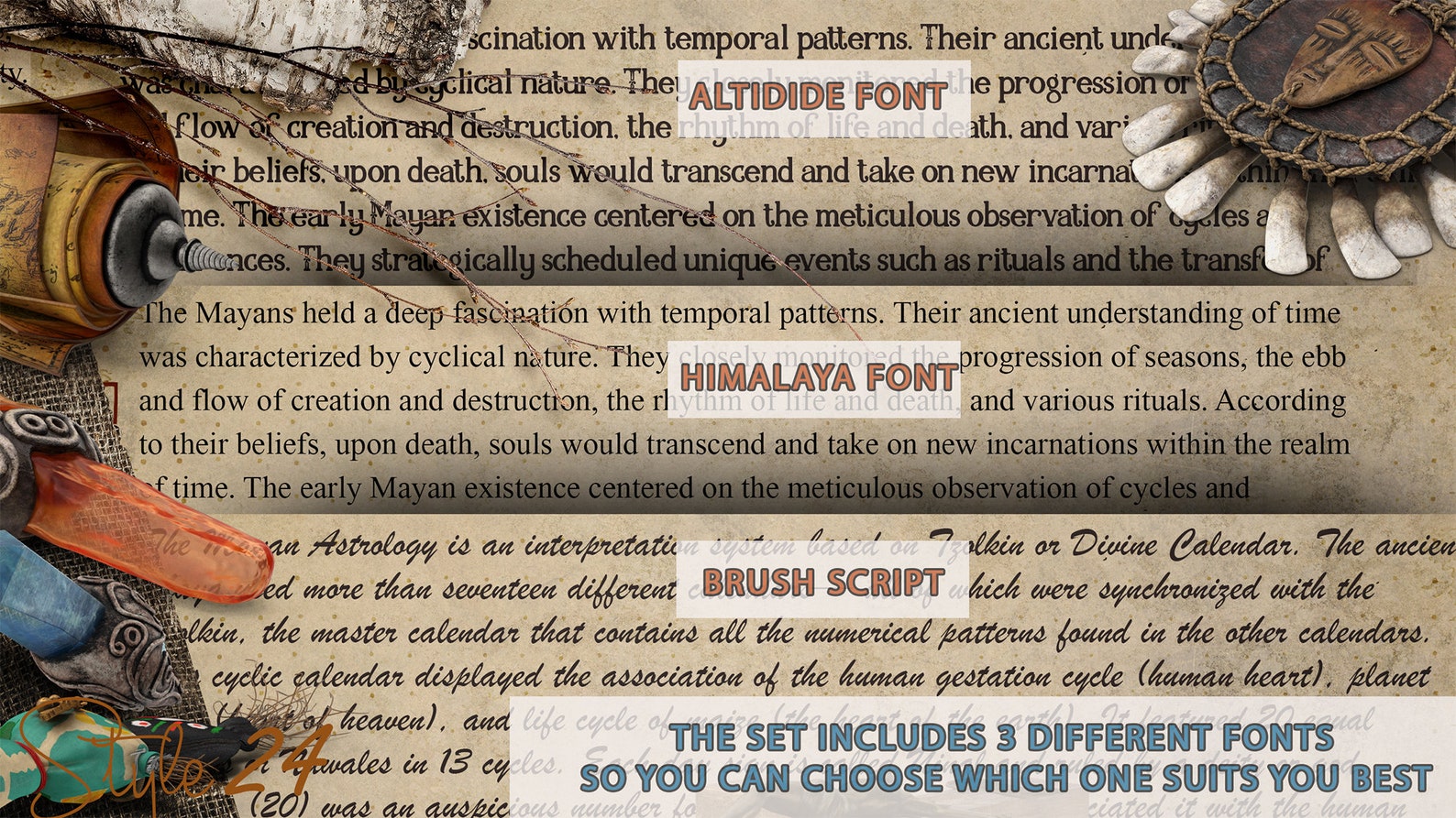 Mayan Astrology Dog Sign: Book of Shadows Printable Pages (digital ...