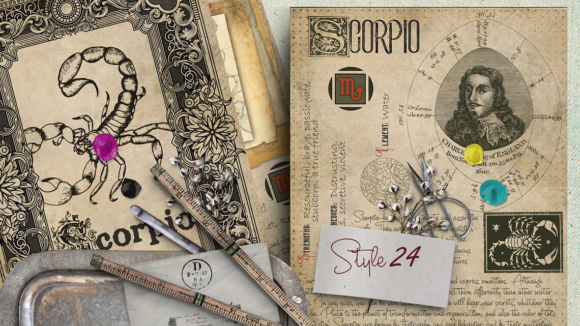 Scorpio Book of Shadows Printable Pages, Astrology Correspondences ...
