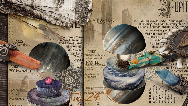 Planetary Magickal Correspondences, Witchcraft, Printable, Book of ...