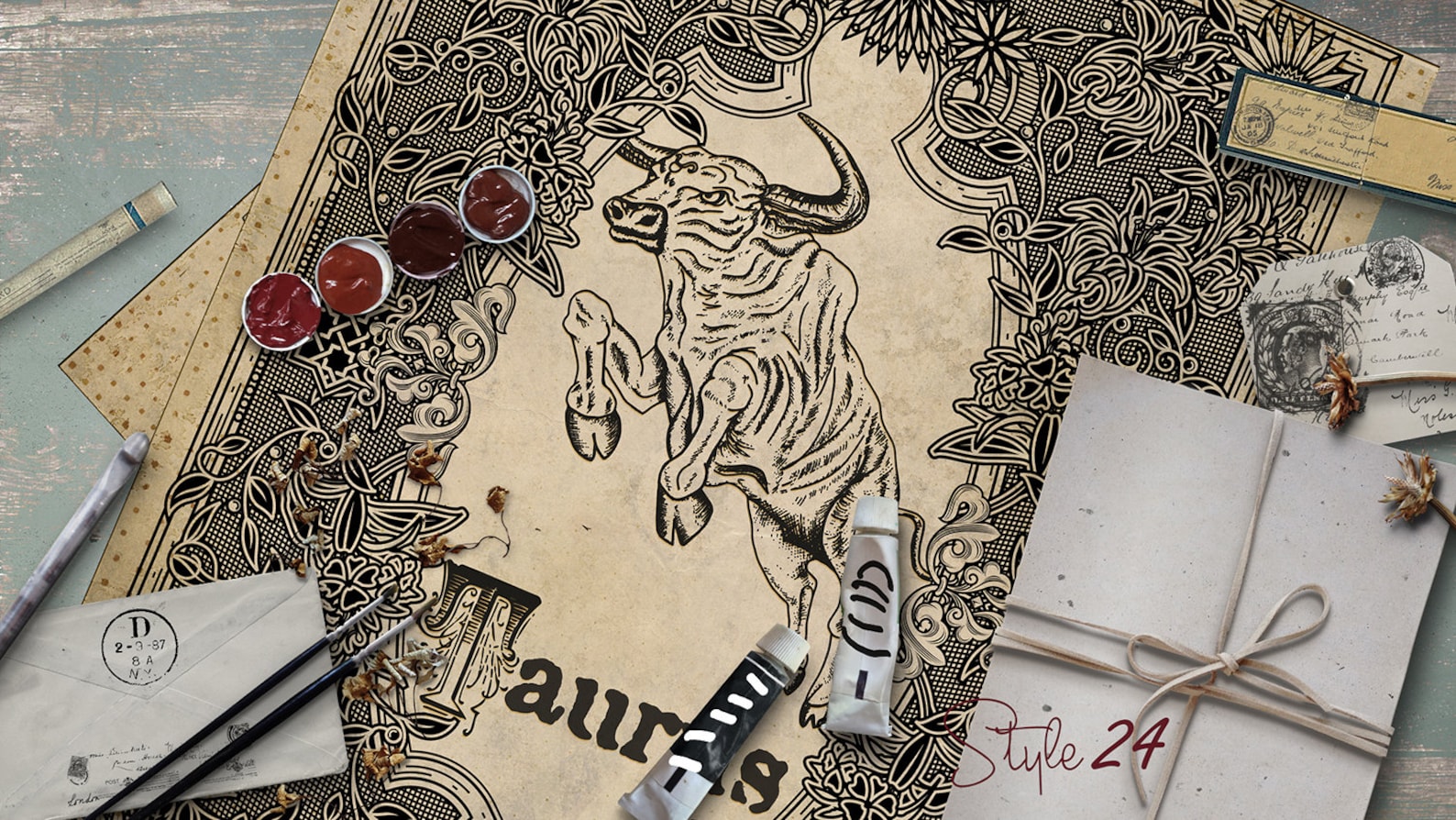 Taurus Astrological Sign Correspondences Book of Shadows Printable 7 ...