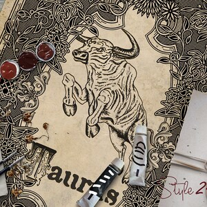 Taurus Astrological Sign Correspondences Book of Shadows Printable 7 ...