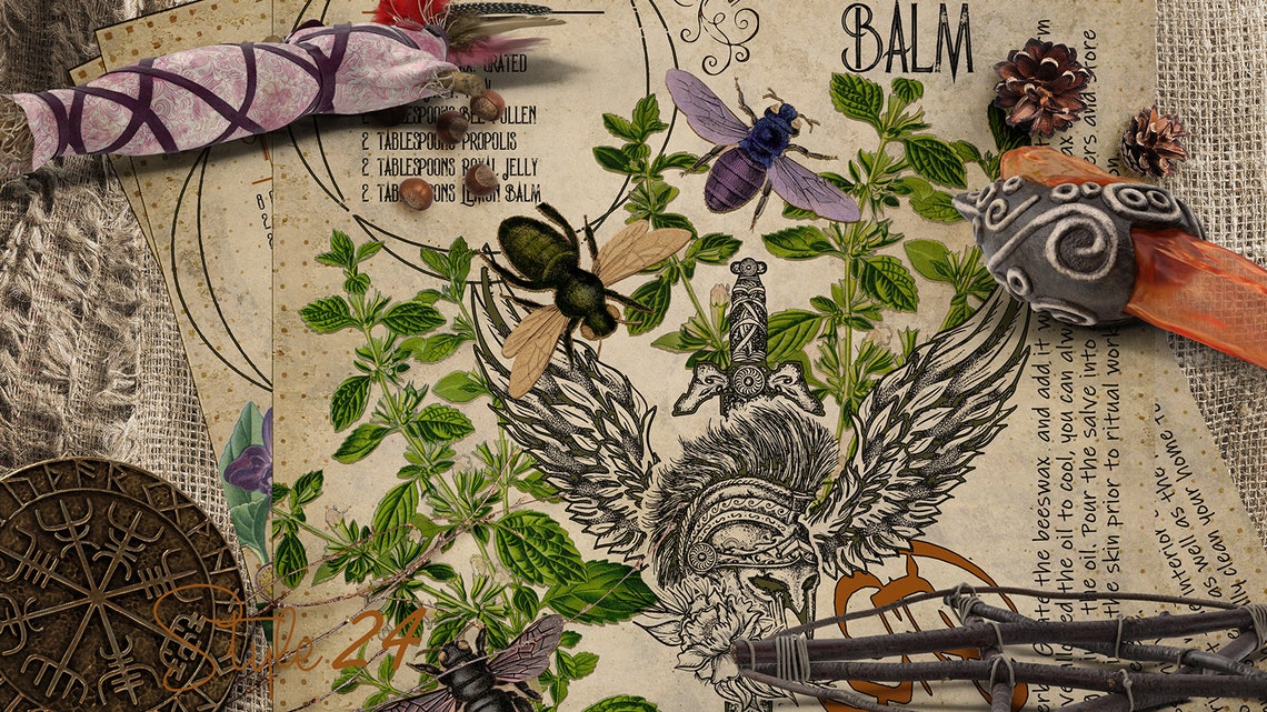 Magick Potions 4 Bees Witchcraft Printable Book of | Etsy