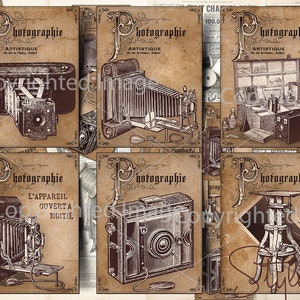 15 Large Printable Vintage Photography Camera Collection Ephemera ...