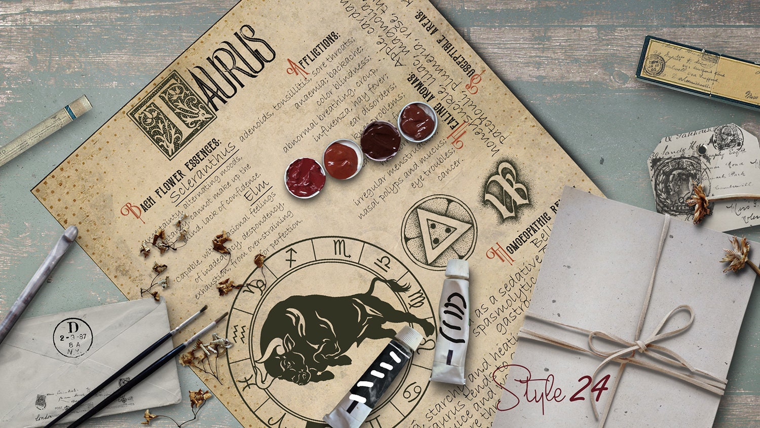 Taurus Astrological Sign Correspondences Book of Shadows - Etsy