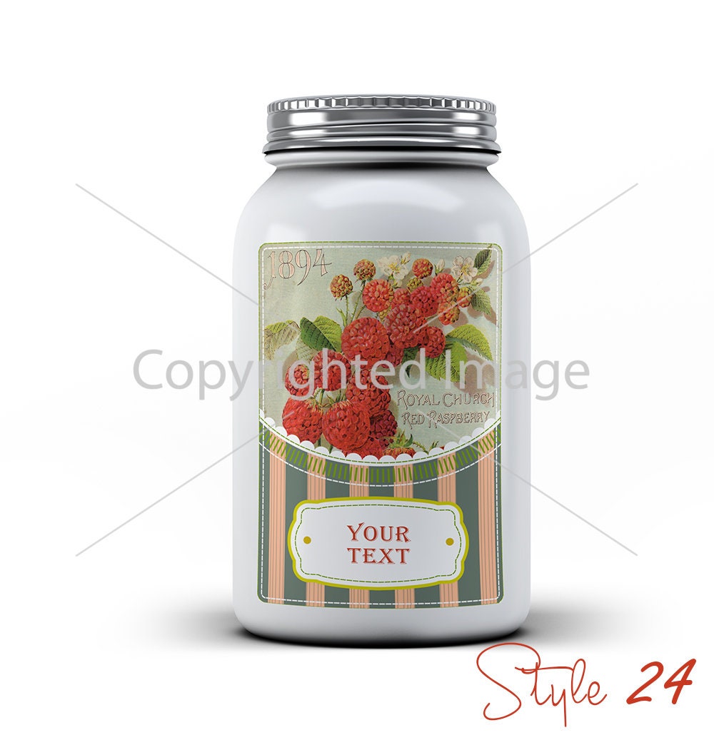 Printable Jar Labels for Fruit and Berries Set of 6 Printable - Etsy