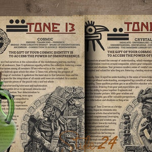 Mayan Tones- Your Guide to Mayan Astrology, Book of Shadows Printable ...