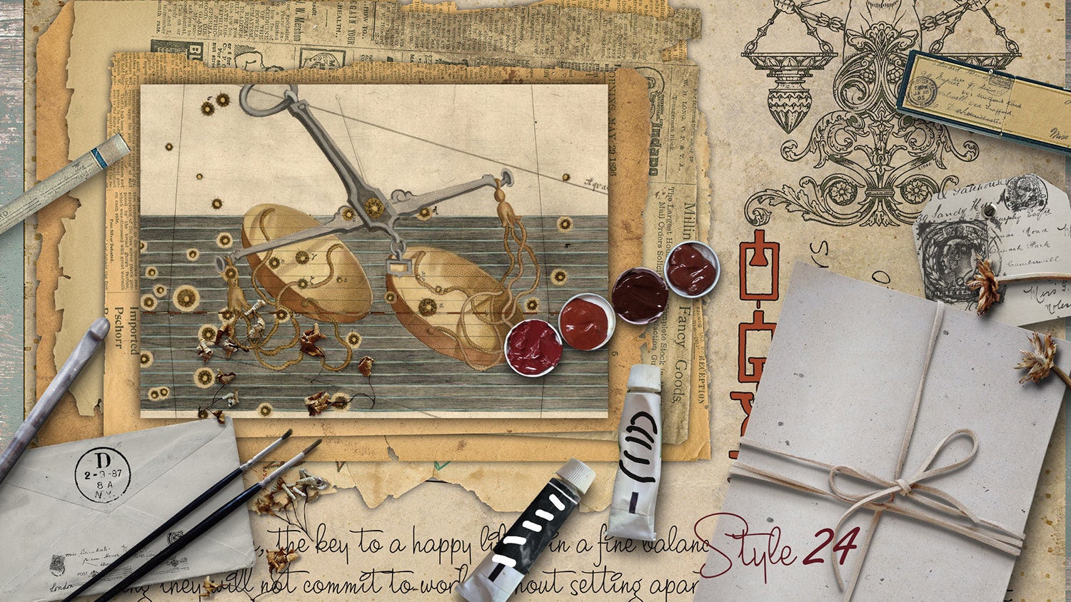 Libra Astrological Sign Correspondences Book of Shadows Printable 7 ...